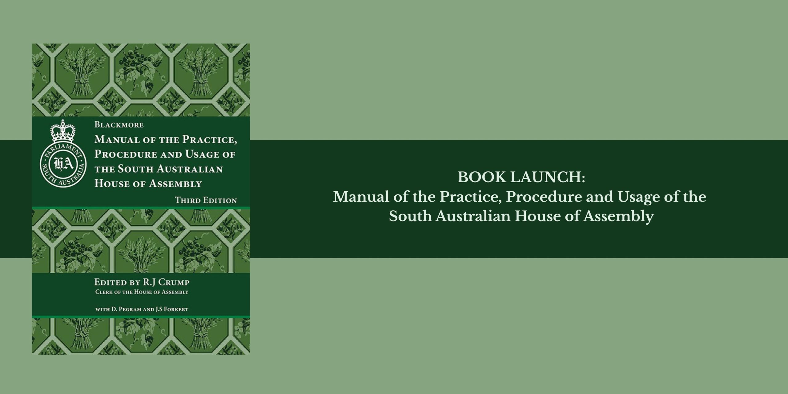 BOOK LAUNCH: Manual of the Practice, Procedure and Usage of the South ...